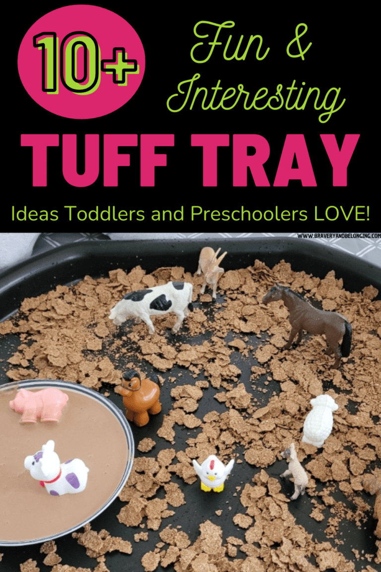 Easy Sensory Tuff Tray Ideas your Toddler will love