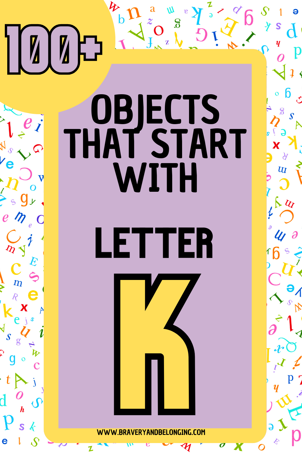 Things that Start with K (100+ Ideas)