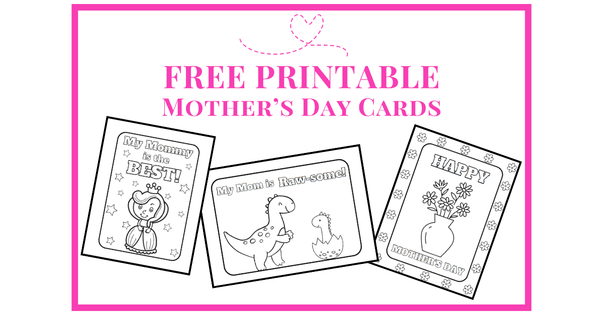 Free Printable Mothers Day Cards to Color In [Free PDF Download]