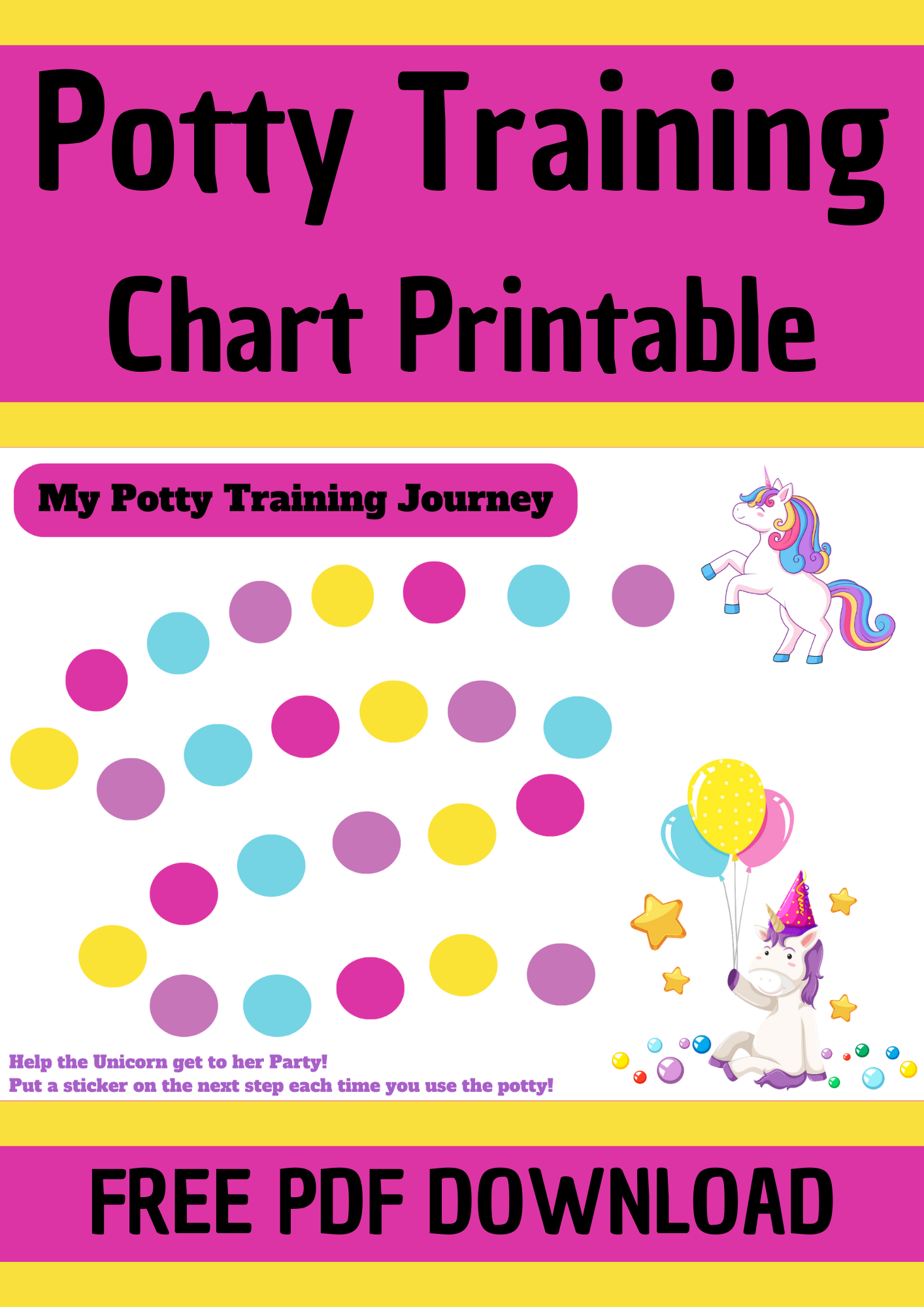 FREE Printable Potty Training Charts & Easy Reward Ideas