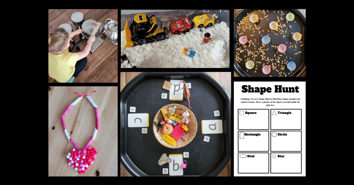 25 Low-Prep Preschool Activities to do at Home