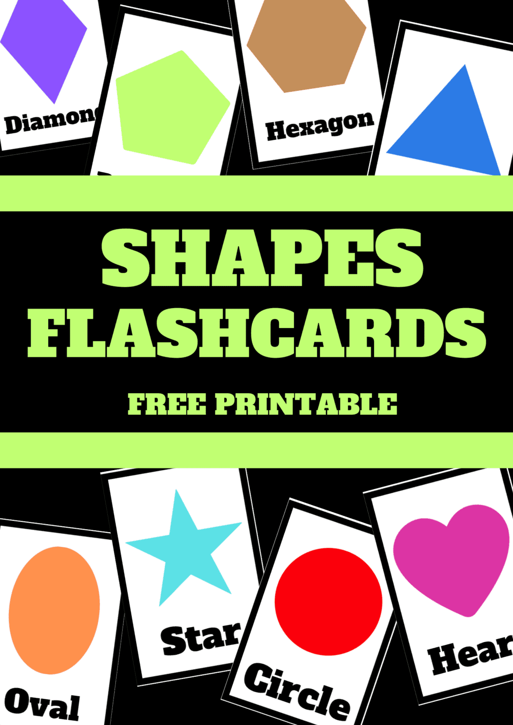 Shapes Flashcards Printable [Free PDF Download]