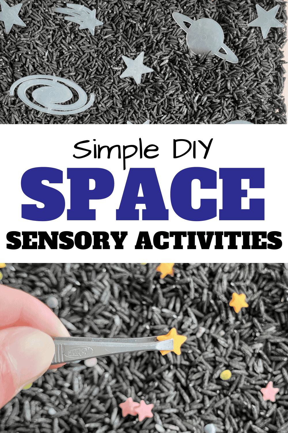 7 Super Simple Space Sensory Bin Ideas Your Kids Will Love!