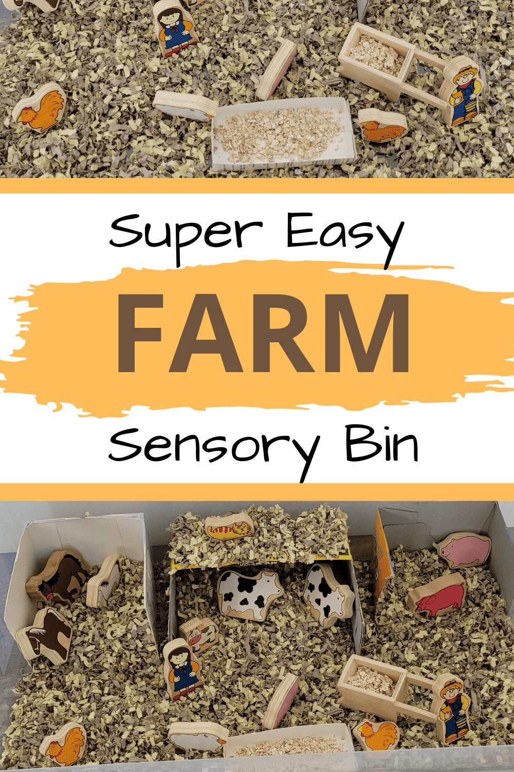 Farm Sensory Bin Ideas for Toddlers and Preschoolers