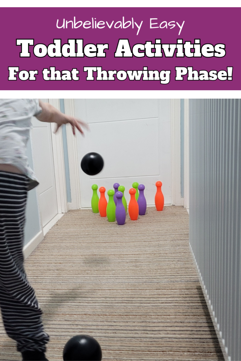 15+ Easy Toddler Throwing Activities to get that urge out of their system!