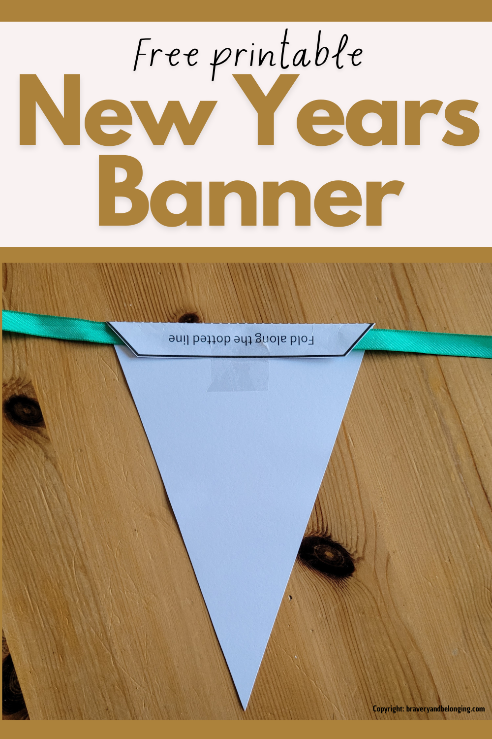 Free Happy New Year Banner Printable