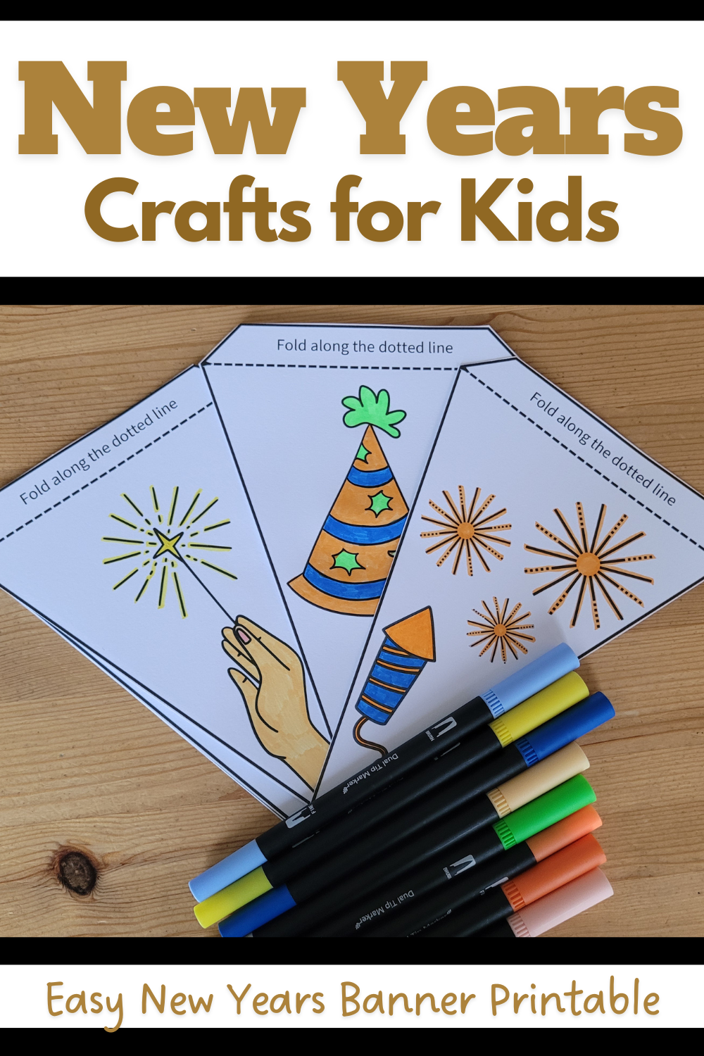 Free Happy New Year Banner Printable