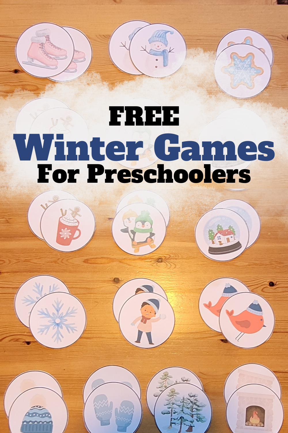 Winter Memory Game Free Printable