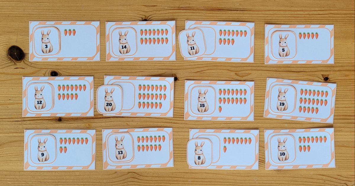 FREE Counting Cards Printable for Kids