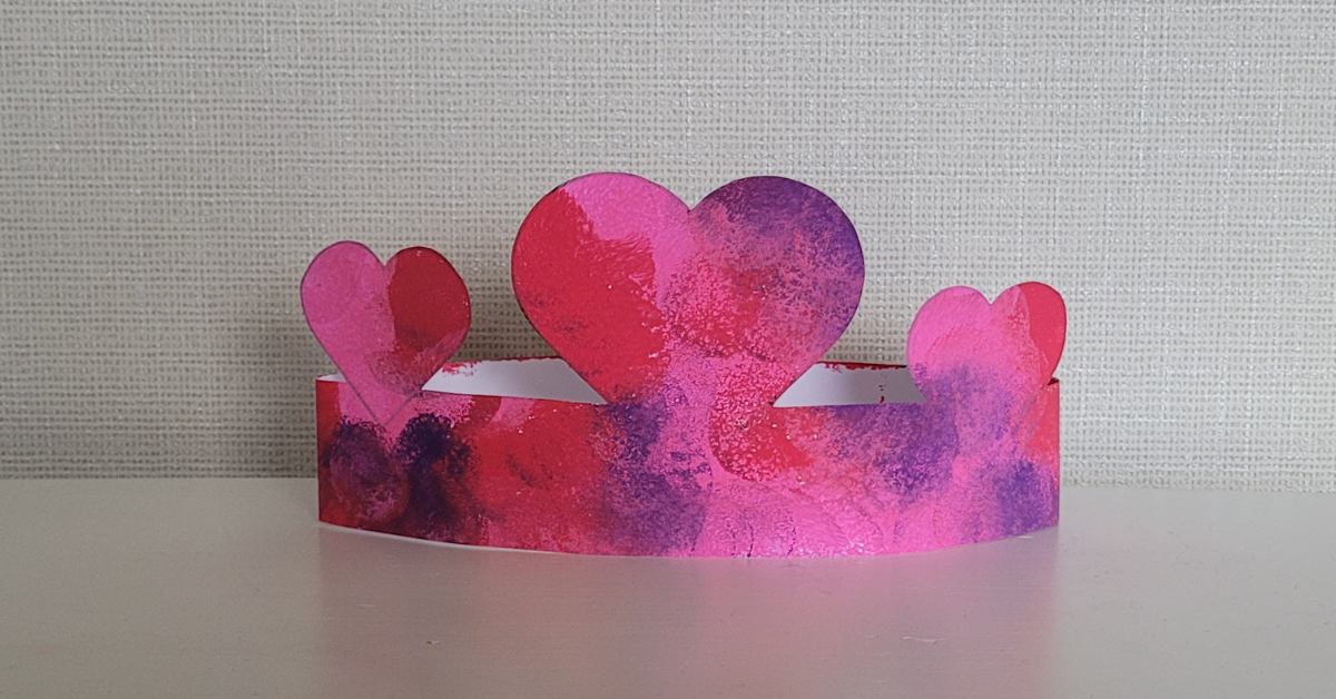 Valentines Crown Craft for Kids