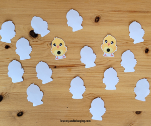 FREE Spring Shapes Matching Hatching Chicks Printable for Shapes Activities