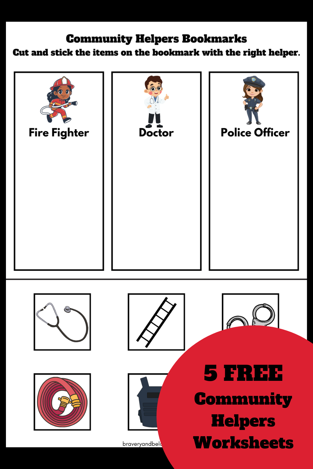 FREE Community Helpers Worksheets Preschool