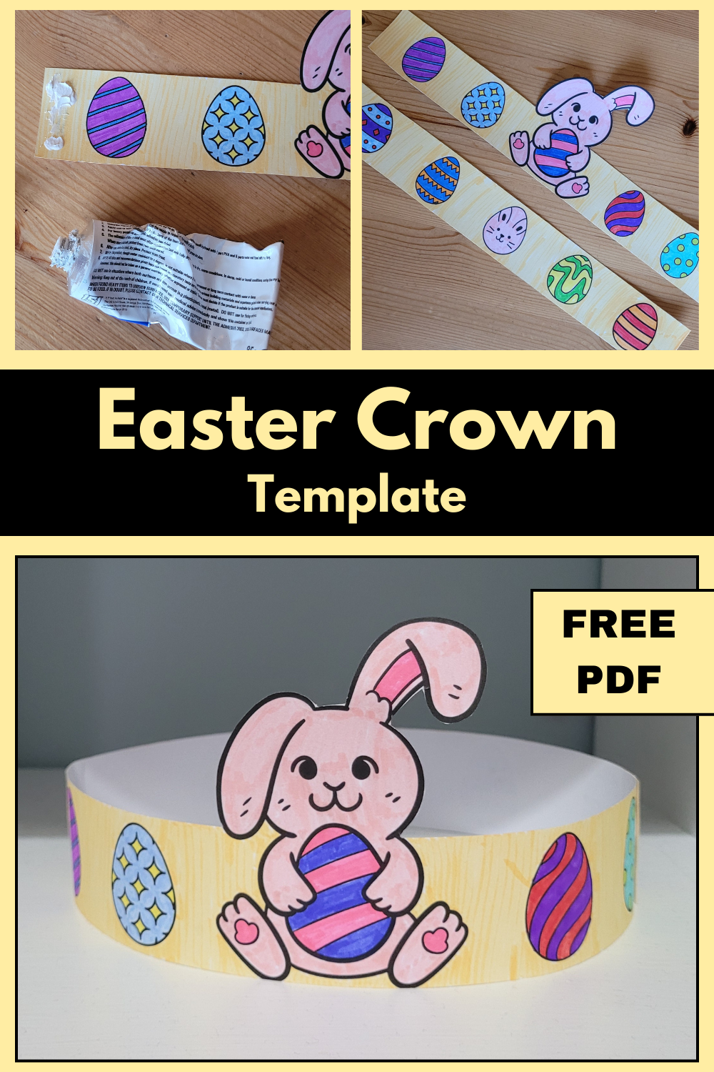 Easter Crown Printable Template