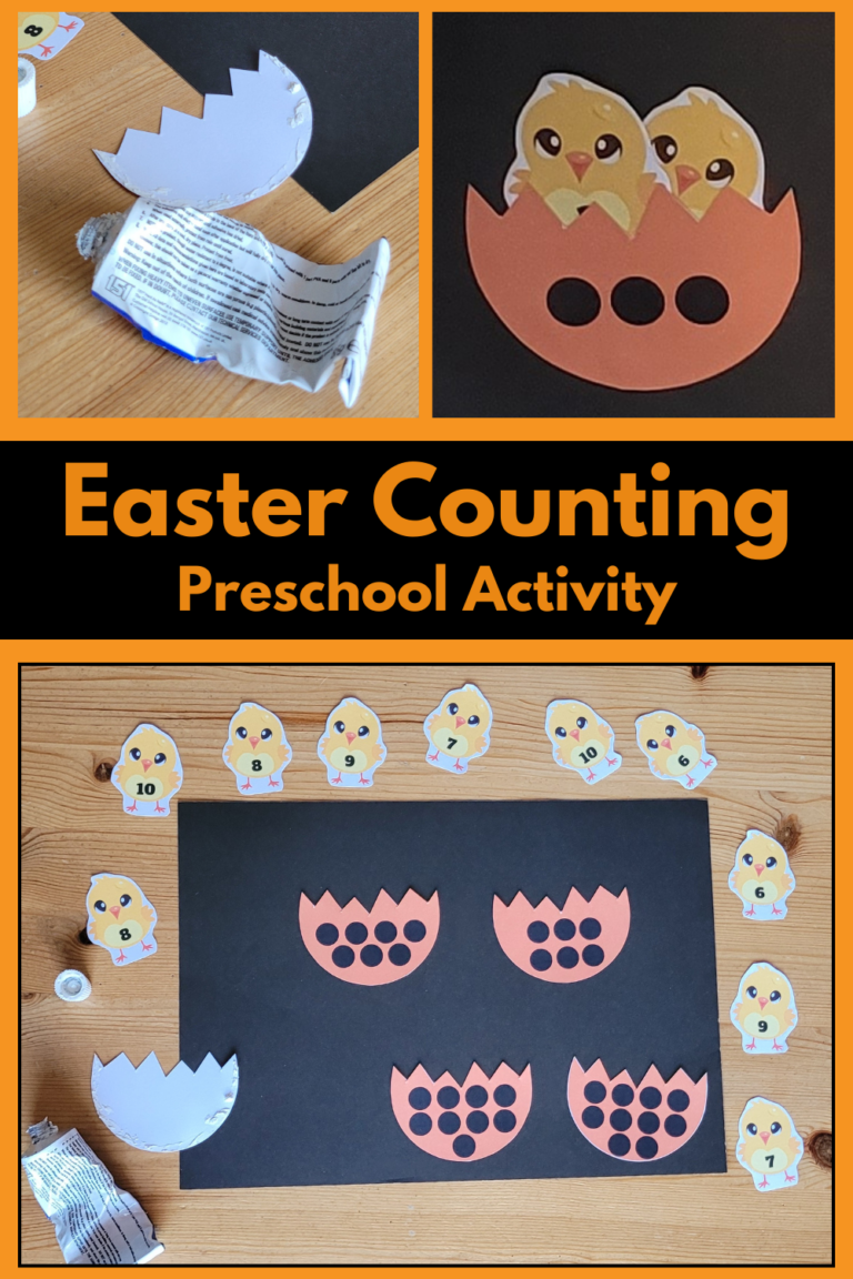 Spring Counting Preschool Activity [FREE Printable]
