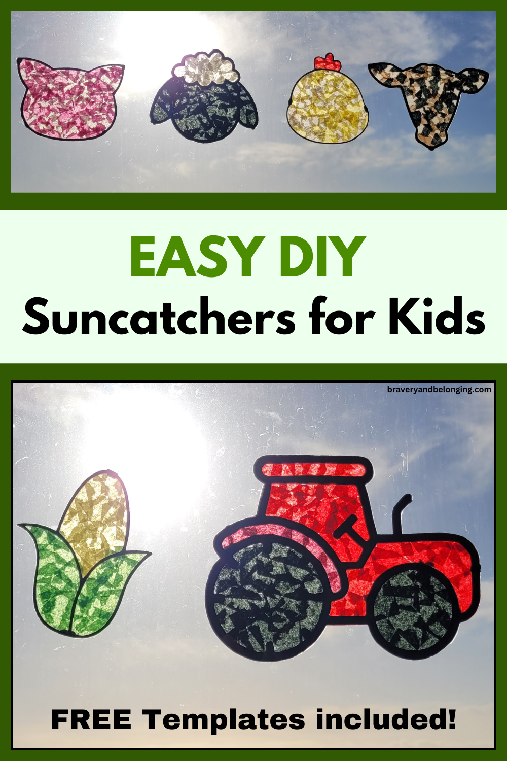 25+ Easy DIY Suncatchers for Kids