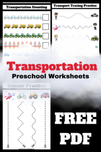Transportation Preschool Worksheets