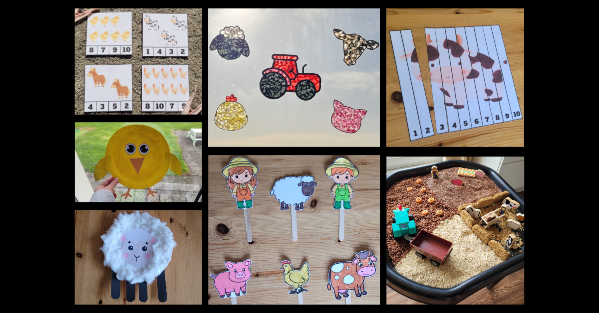 10+ Farm Activities Preschool Kids will LOVE!