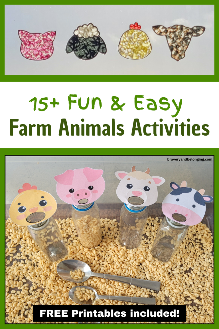 10+ Farm Activities Preschool Kids will LOVE!