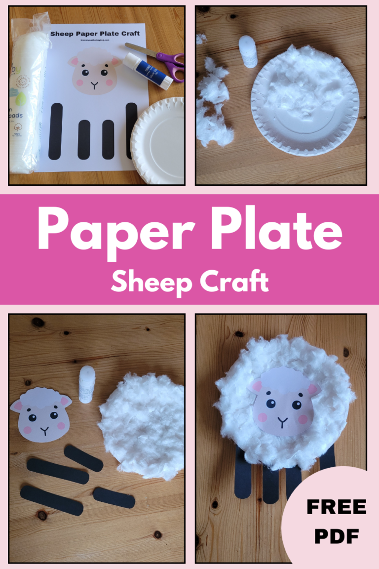 Easy Paper Plate Sheep Craft