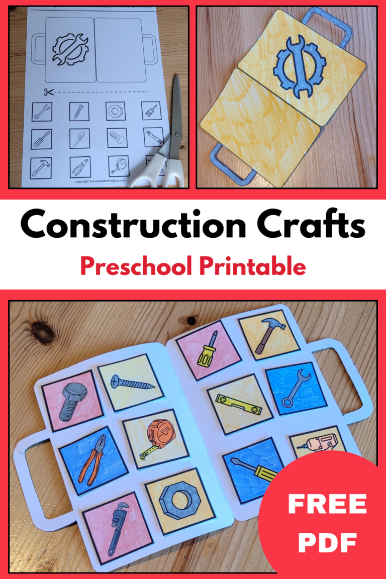 FREE Construction Tool Box Craft Printable