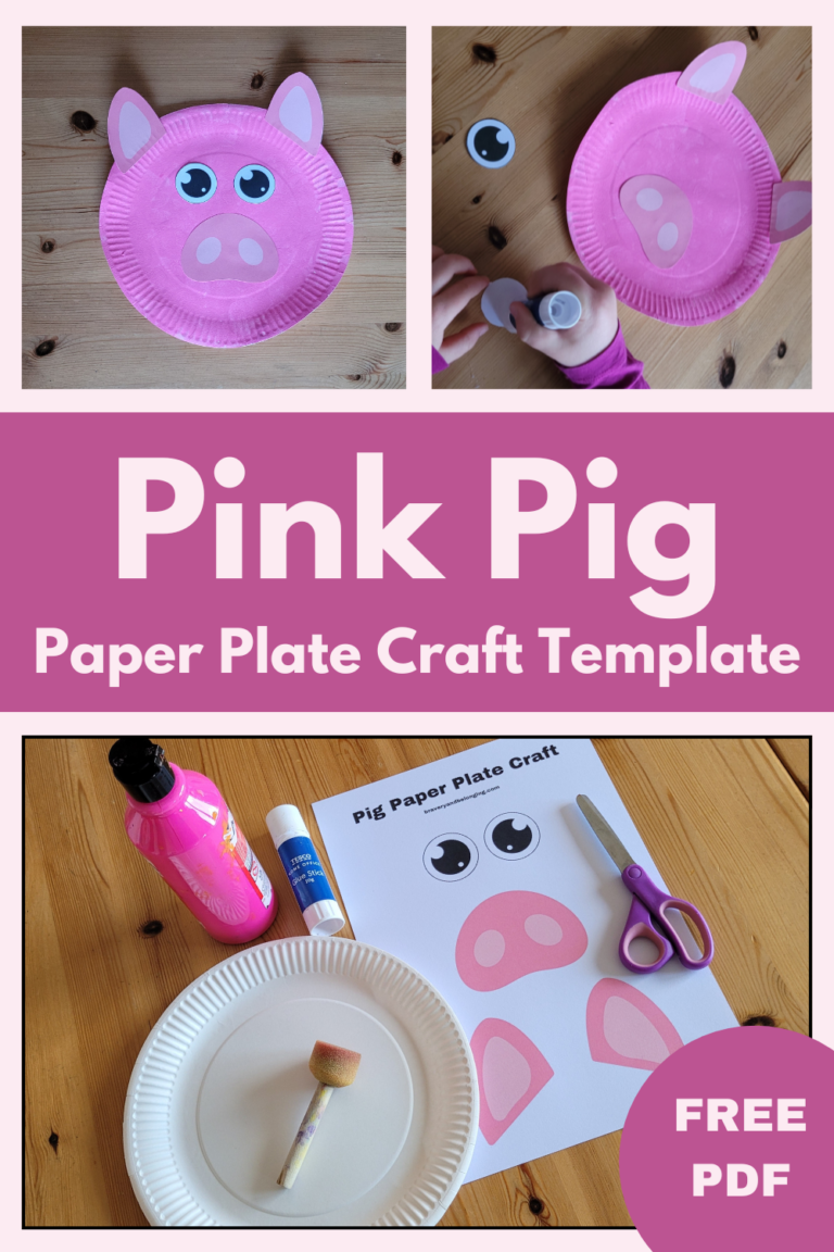 Easy Paper Plate Pig Craft for Kids