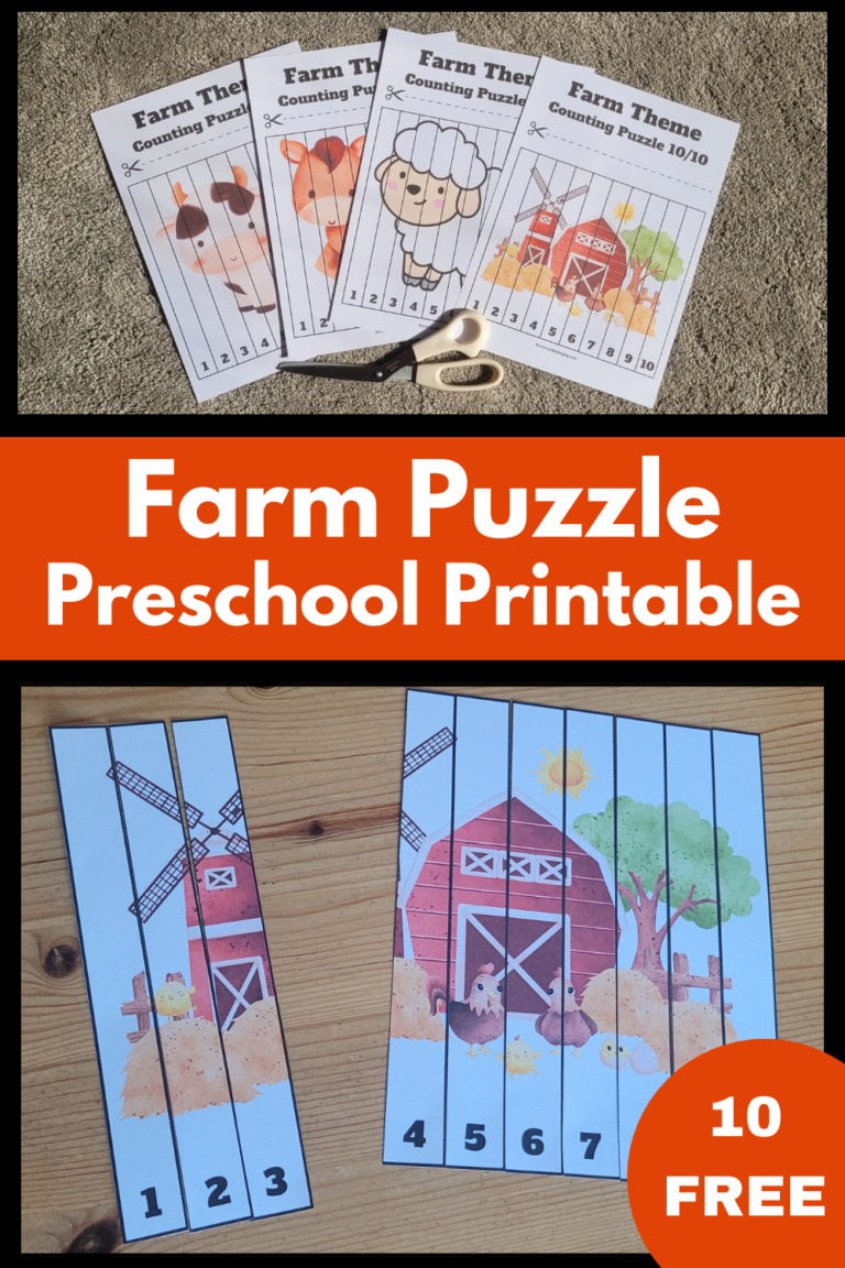 10 Free Farm Puzzles [PDF Download]