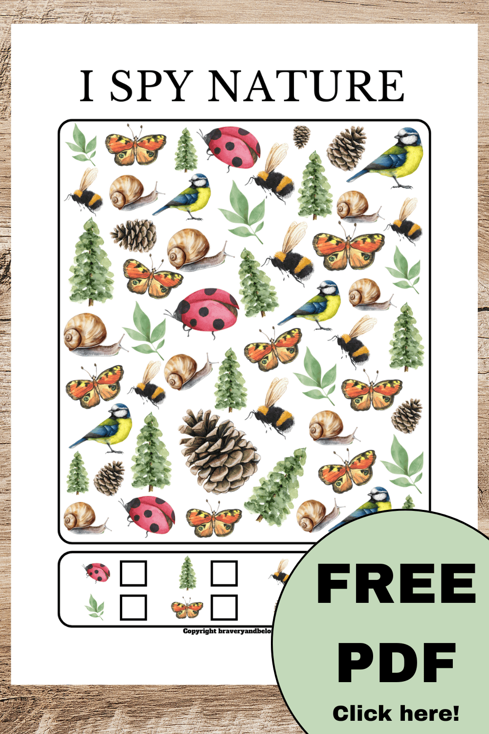 Free Nature Printables for Kids
